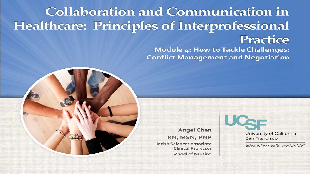 Module 4, Segment 1: Conflict in the Health Care Setting