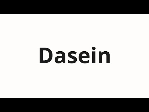 How to pronounce Dasein