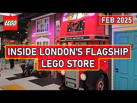 INSIDE the World's 2nd LARGEST LEGO Store! - LONDON LEICESTER SQUARE !