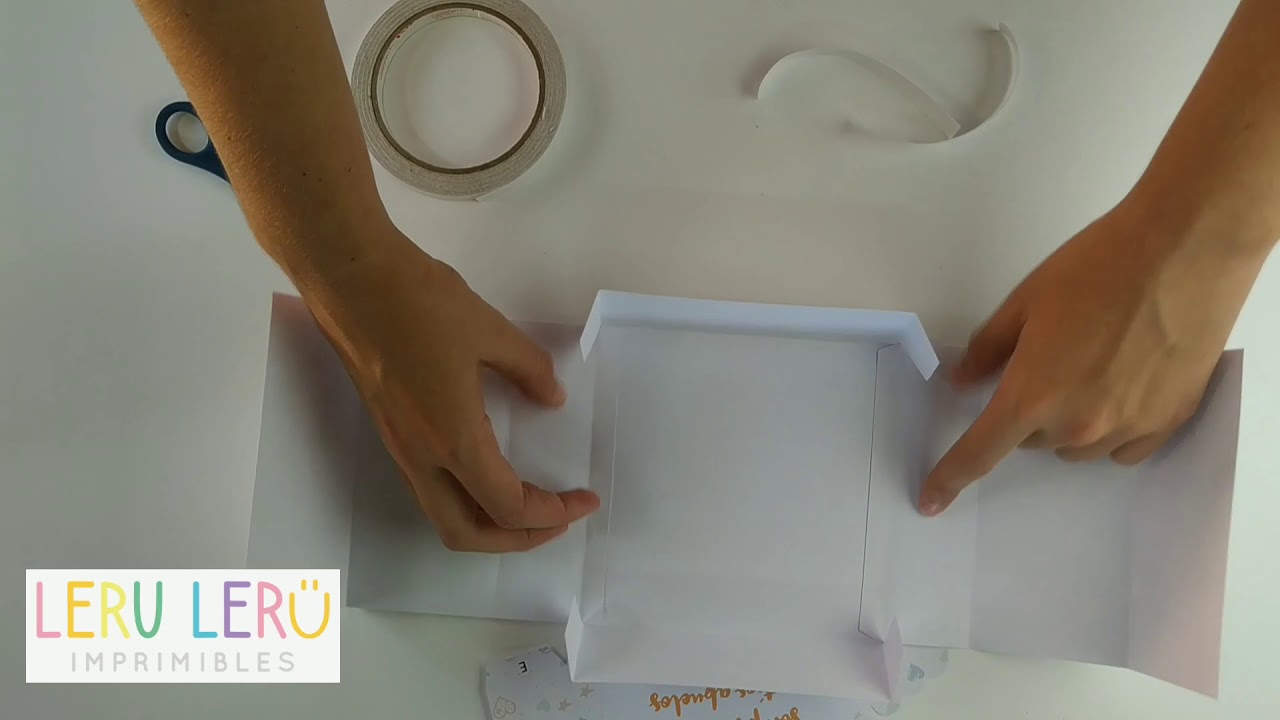 Armado Caja Modelo Bombones con fotos