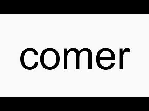 How to pronounce comer