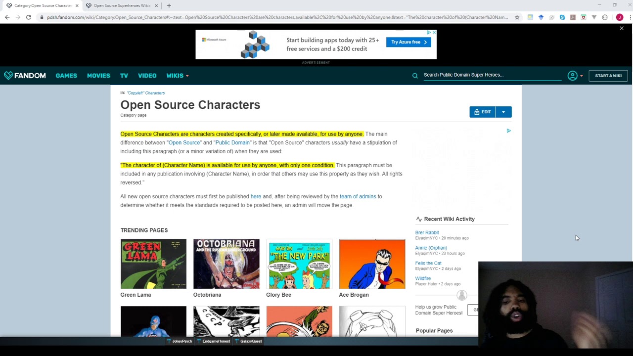 What Are Open Source Characters?