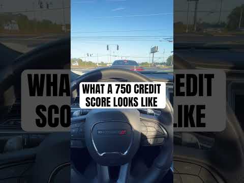 What A 750 Credit Score Looks Like #dodge #challenger