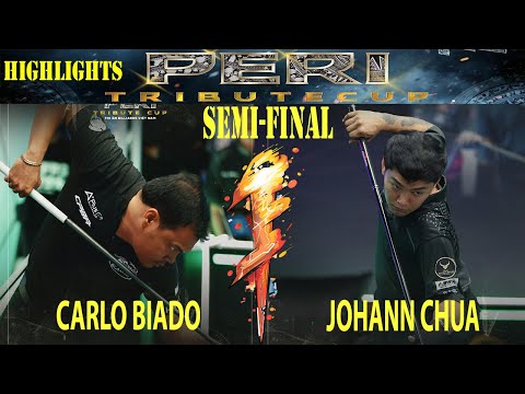 HIGHLIGHTS SEMI-FINAL| JOHANN CHUA vs CARLO BIADO | PERI TRIBUTE CUP 2025