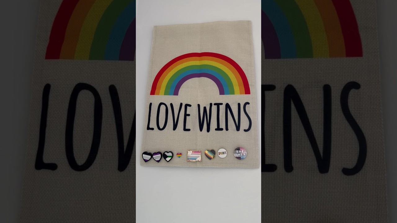 New Pride Flag AnD Pins #shorts #pride #lovewins