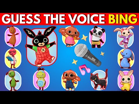 Guess The Voice with BING Bunny | Cute Quiz!