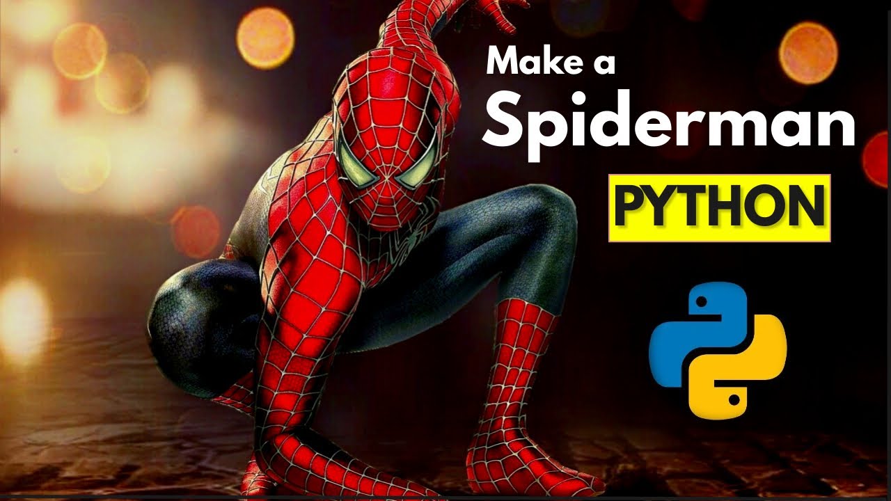 Design a Spiderman face mask using python | python projects