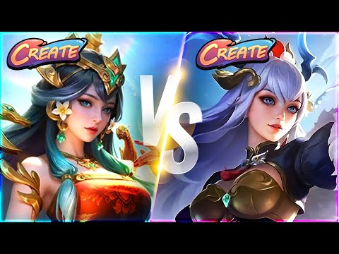 Kadita Vs. Odette | Create Skins Comparison | Mobile Legends