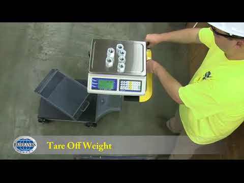 Báscula contadora Omega con bascula de piso (dos plataformas con un indicador)