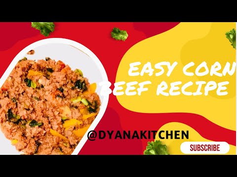 Quick N Easy Corn Beef Dish | Cookmas Day 19 | Dyana kitchen