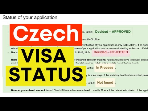 Czech Visa Status - How to Check? Easy this way!