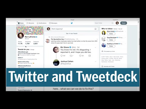 How to use Twitter Advanced Search and Tweetdeck to filter for the most useful tweets