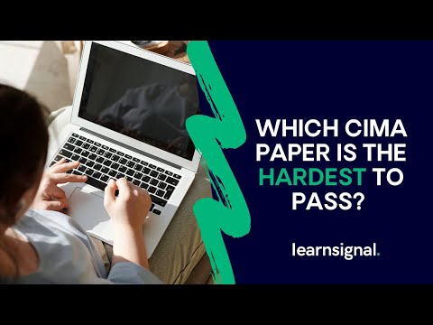 Which CIMA paper is the hardest to pass? | Learnsignal