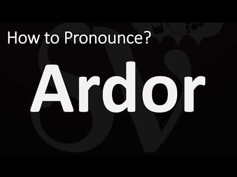 How to Pronounce Ardor? (CORRECTLY)