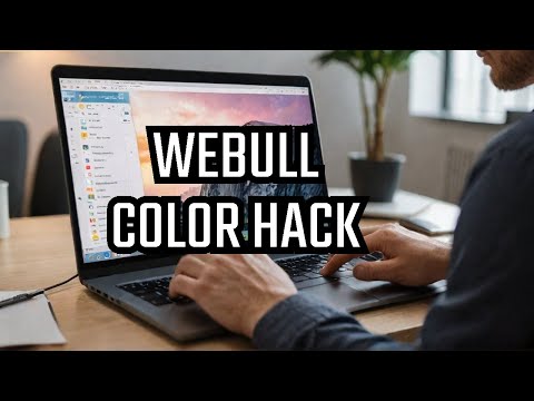 Customize YOUR WeBull Web App Theme Color NOW!