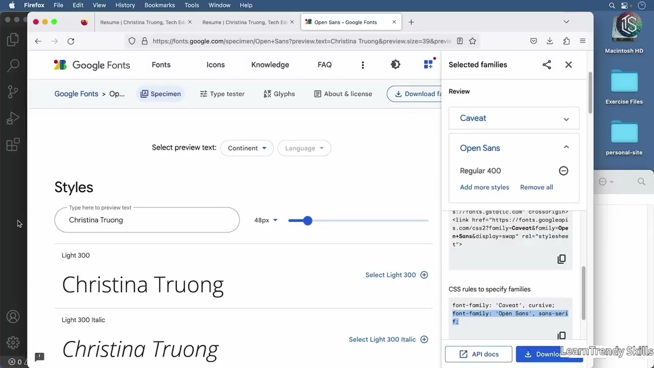 Project: Adding Google Fonts to Your Website with CSS | Web Design Tutorial