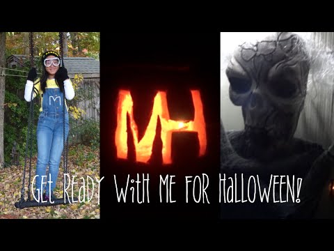 Get Ready with Me for Halloween! +DIY MINION COSTUME!!