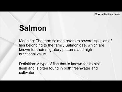Salmon Meaning