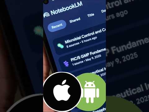 NOTEBOOKLM APP IS HERE! #Google #notebooklm