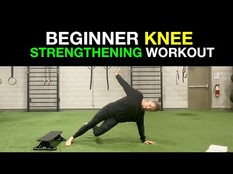 Beginner KNEE STRENGTHENING BODYWEIGHT Follow Along Workout (Train to Move Better & Prevent Injury)