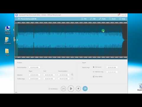 How to edit audio online free