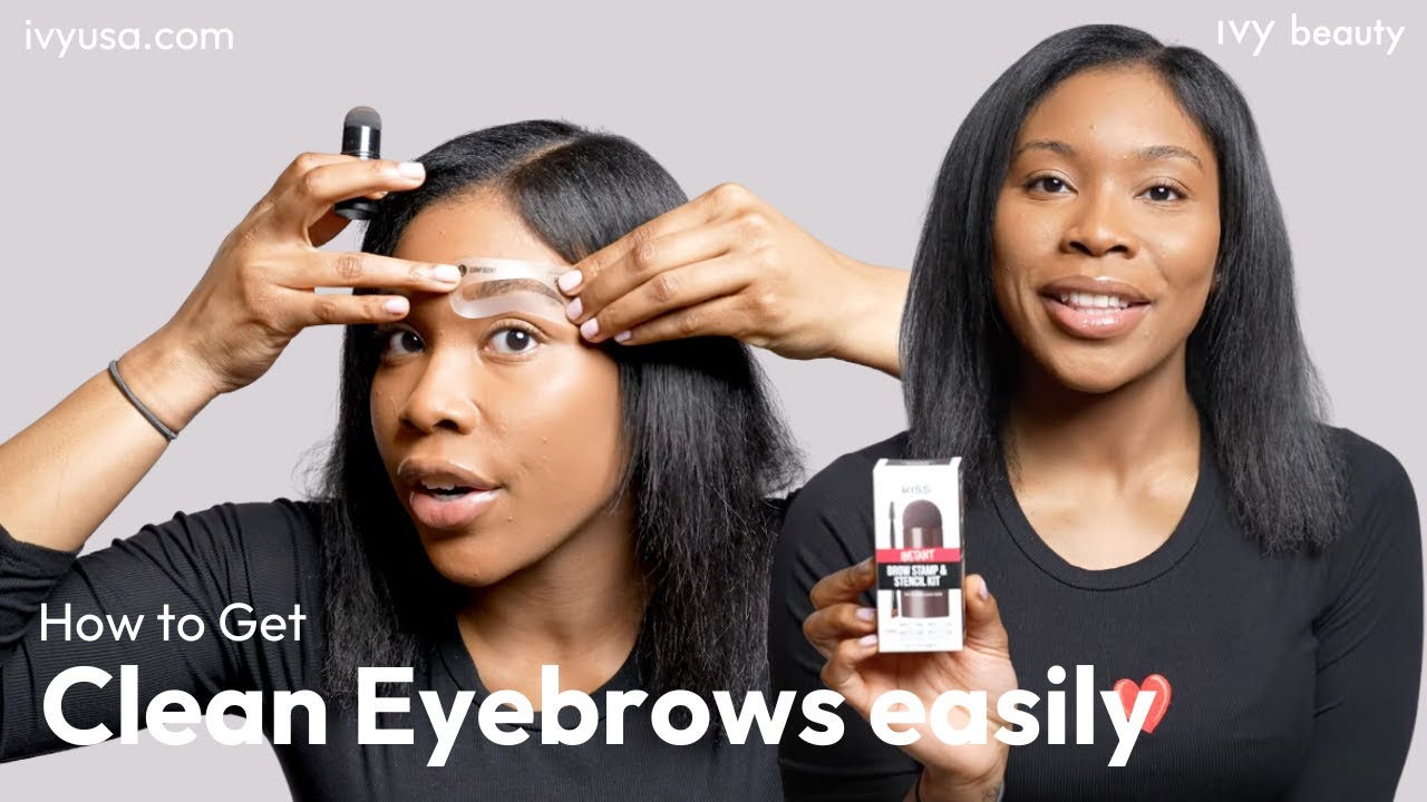 How to Make Effortlessly Flawless Brows with #Instant Brow Stamp & Stencil Kit #knp