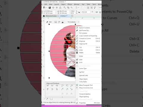 Power Clip with image edit modern style #coreldraw #design #carft #corel #art #artworld #graphics