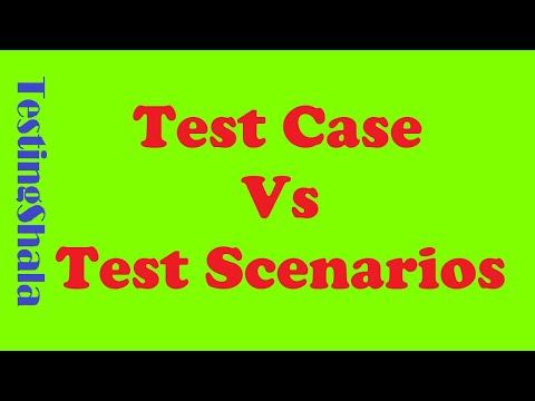 test cases vs test scenarios | testingshala | software testing tutorials