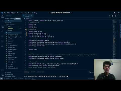 Deep Learning Website using Flask and TensorFlow