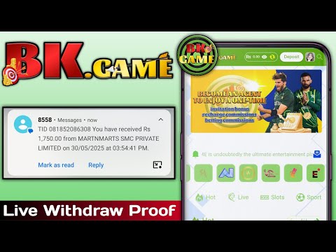 How To Work Bk Game | How To Withdraw Bk Game | Bk Game Real or Fake | withdraw Easypaisa Jazzcash