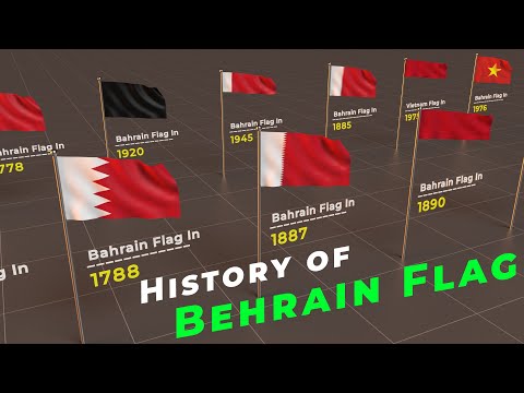 History of Bahrain Flag | Evolution of Bahrain Flag | Flags of the world |
