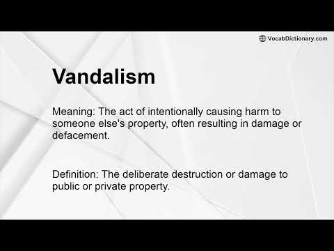 Vandalism Meaning