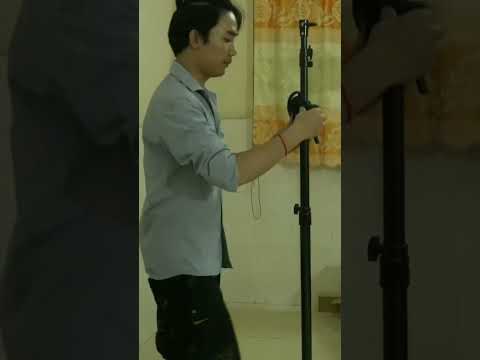 Install lighting with stand #foryou #amazing #lightingdesign #studio