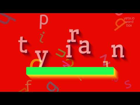How to say "tyrian"! (High Quality Voices)