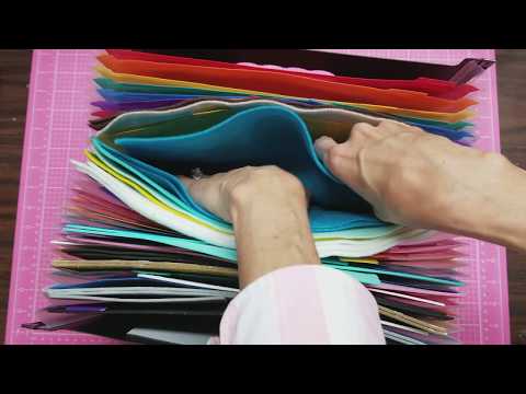 How I store My: Felt and Foam; File Folder Review