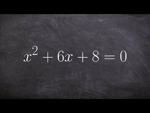 Solving an equation by completing the square