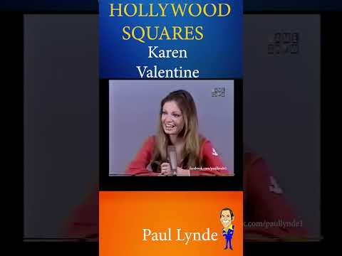 Paul Lynde and Karen Valentine Hollywood Squares
