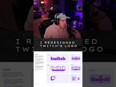 Graphic Designer REDESIGNS Twitch Logos #Shorts