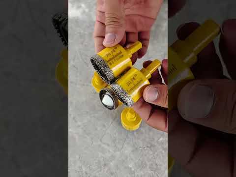 Serrated Hole Opener with Sponge for Wet & Dry Use #tool #metal