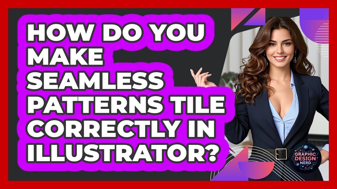 How Do You Make Seamless Patterns Tile Correctly In Illustrator? - Graphic Design Nerd