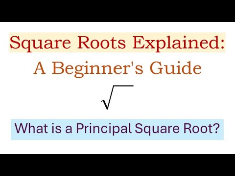 Square Roots Explained: A Beginner's Guide.