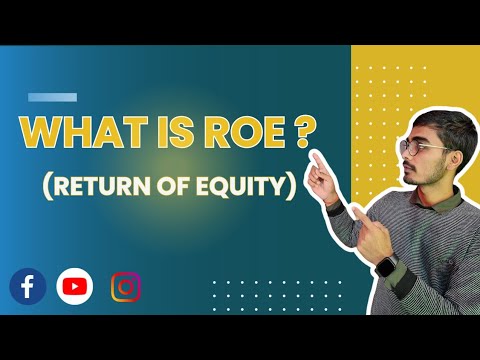 ROE(Return on Equity) Explained in Hindi | #stockmarket