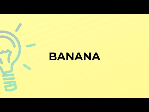 What is the meaning of the word BANANA?