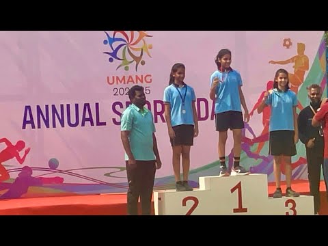 Tanisi || 200 m run|| Manthan international || sports|| Umang 2024 || Winner ||@TariniTanisi