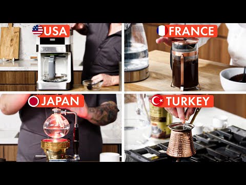 10 Chefs From 10 Countries Make Coffee | Epicurious