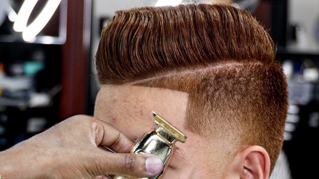 HOW TO GET THE PERFECT SHAPE ON A COMBOVER: HAIRCUT TUTORIAL