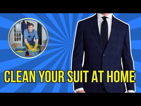 Clean Your Suit At Home And Say Goodbye To Dry Cleaners