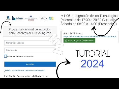 COMO INGRESAR A LA PLATAFORMA DE LA INDUCCION DOCENTE 2024 ~ GRUPO DE WHATSAPP ~ HORARIOS ~ TAREAS.