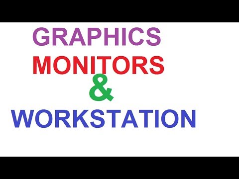 graphic monitors and workstation in Computer Graphics tutorial