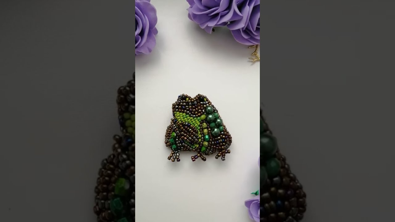 Brooch toad frog handmade🇺🇸. Buy in my instagram @lavrova_tet
